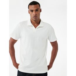 KOTON Poloshirt Herren Gr&ouml;&szlig;e XL wei&szlig;