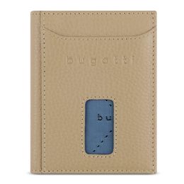 Bugatti Portemonnaie 'Secure Slim' Herren Gr&ouml;&szlig;e XS/XXL beige / taubenblau