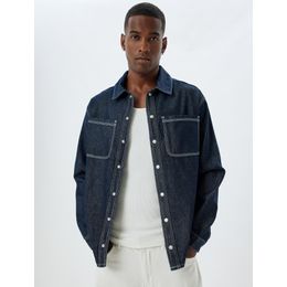 KOTON Jacke Herren Gr&ouml;&szlig;e S indigo