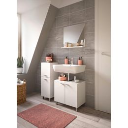 Badezimmer Boston 3-tlg. ca. 87 cm Wei&szlig;