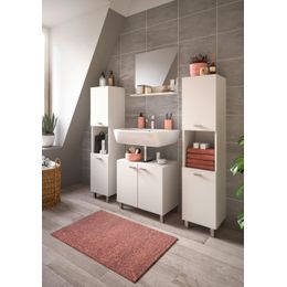 Badezimmer Boston 4-tlg. ca. 117 cm Wei&szlig;