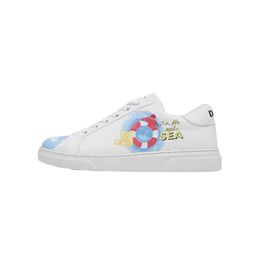 DOGO Sneaker low 'You, Me and the Sea' Damen Gr&ouml;&szlig;e 36 wei&szlig;