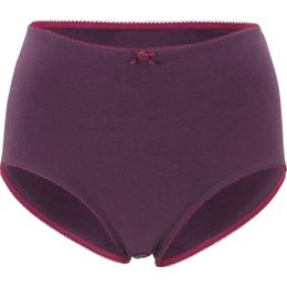 w&auml;schepur Damen Taillenslip 2x bedruckt + traube + magenta Gr&ouml;&szlig;e 38