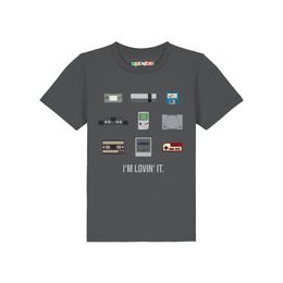 Watabout.kids T-Shirt 'Videogames' Jungen Gr&ouml;&szlig;e 104 grau / anthrazit / greige / schwarz