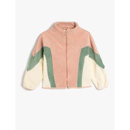 KOTON Jacke M&auml;dchen Gr&ouml;&szlig;e 158/164 beige / gr&uuml;n / pink
