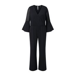 Ulla Popken Jumpsuit Damen Gr&ouml;&szlig;e M schwarz