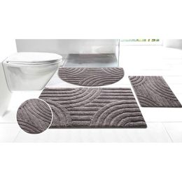 OTTO home Badematte &raquo;Regona Scandi, Badvorleger, Badezimmer Teppich, Duschvorleger&laquo; H&ouml;he 10 mm rutschhemmend beschichtet strapazierf&auml;hig Badteppich, 