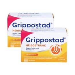 STADA Grippostad Hei&szlig;getr&auml;nk Pulver Doppelpackung (2x10St) 2 St