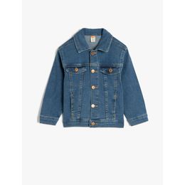 KOTON Jacke M&auml;dchen Gr&ouml;&szlig;e 92/98 blue denim