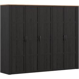 FORTE Kleiderschrank &raquo;Bohol&laquo; H&ouml;he 214 cm, 5t&uuml;rig, SoftClose