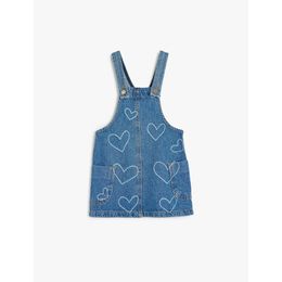 KOTON Kleid M&auml;dchen Gr&ouml;&szlig;e 80/86 blue denim