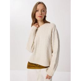 Happiness İstanbul Pullover Damen Gr&ouml;&szlig;e S/L creme