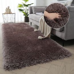 OTTO home Hochflor-L&auml;ufer &raquo;Micro exclusiv Teppich, sehr hoher Flor, weich durch Mikrofaser&laquo; rechteckig 78 mm H&ouml;he weich, Microfaser, unifarben, 