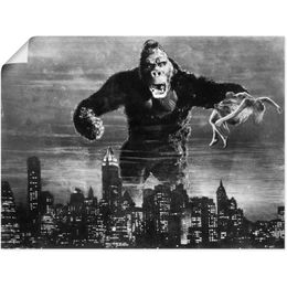 Artland Poster &raquo;King Kong 1933 II&laquo; Film 1 Stk. tlg. ohne Rahmen schwarz