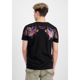 Alpha Industries Damen T-Shirt &raquo;Dragon EMB T-Shirt&laquo; schwarz XS