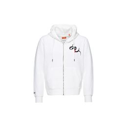 Smiler. Zip-Up Hoodie female White size M