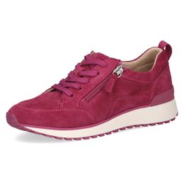 Caprice Damen Keilsneaker , Freizeitschuh, Halbschuh, Schn&uuml;rschuh in Komfortweite G (= weit) pink 39