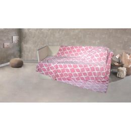 Kinzler Wohndecke &raquo;Mikrofaser XXL "Welle"&laquo; Kuscheldecke, 220x240 cm rosa Polyester