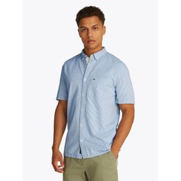 Tommy Jeans Herren Kurzarmhemd &raquo;TJM REG SEERSUCKER STP SS SHIRT&laquo; fein gestreift S, N-Gr