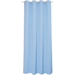 Tom Tailor HOME Vorhang &raquo;Dove Signature&laquo; &Ouml;sen 1 Stk. tlg. blickdicht blau Polyester