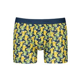 Mey Boxershorts ' Refresh Bar' Herren Gr&ouml;&szlig;e S navy / gelb / gr&uuml;n