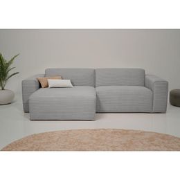 OTTO home Ecksofa &raquo;Koa, 228 cm, L-Form, Modulsofa in Cord, Chenille, Struktur, Webstoff&laquo; Designsofa, weicher Lounge-Sitzkomfort, Welleunterfederung, 