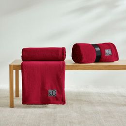 s.Oliver Wohndecke &raquo;s.Oliver Decke Kuschelsoft&laquo; 150 x 200 cm, in bunten Farben, weich, 330g/m&sup2; rot Polyester