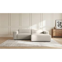 OTTO home Ecksofa &raquo;Koa, 228 cm, L-Form, Modulsofa in Cord, Chenille, Struktur, Webstoff&laquo; Designsofa, weicher Lounge-Sitzkomfort, Welleunterfederung, 