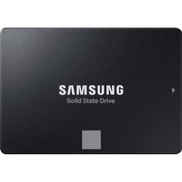 Samsung interne SSD &raquo;870 EVO&laquo; 2,5 2 TB Anschluss SATA III schwarz 5 Jahre eingeschr&auml;nkte Herstellergarantie oder bis zu 2.400 TB Total Bytes Written