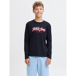 Jack & Jones Jack & Jones Junior Jungen Langarmshirt &raquo;JJURBAN TEE LS CREW NECK JNR&laquo; blau 128
