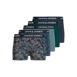 Jack & Jones Jack & Jones Herren Trunk &raquo;JACMAXWELL TRUNKS 5 PACK&laquo; Packung, 5 Stk. blau S, 5 Stk.