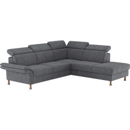 Home Affaire &raquo;Calypso L-Form&laquo; mit Relaxfunktion motorisch im Sofa 2,5- Sitzer grau 100% Polyester
