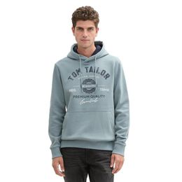 Tom Tailor Herren Tom Tailor Kapuzensweatshirt, mit Kapuze grau 3XL