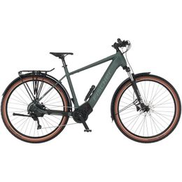 FISCHER BIKE Fischer Fahrrad Unisex FISCHER Fahrrad &raquo;TERRA T100 55 711&laquo; 10 Gang Shimano Schaltwerk Deore Schaltwerk Mittelmotor Pedelec, Elektrofahrrad f&uuml;r Damen 