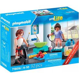 Playmobil Konstruktions-Spielset &raquo;Fitnesstraining (71806), My Life&laquo; Made in Europe bunt Konstruktions-Spielset
