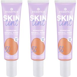 Essence Damen Foundation &raquo;SKIN tint&laquo; mit veganen Inhaltsstoffen braun
