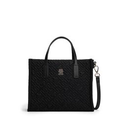Tommy Hilfiger Damen Tragetasche &raquo;TH CITY MINI TOTE MONO NYLON&laquo;, Damen Schultertasche, Businesstasche mit TH-Logopr&auml;gung