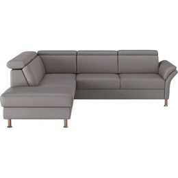 Home Affaire &raquo;Calypso L-Form&laquo; mit Relaxfunktion motorisch im Sofa 2,5- Sitzer grau 100% Polyester