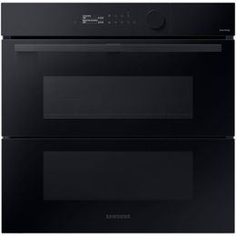 Samsung Pyrolyse Backofen Serie 5 &raquo;NV7B5775XDK&laquo; mit 1-fach-Teleskopauszug mit Pyrolyse-Selbstreinigung Dual Cook Flex &ndash; Ein Ofen. Zwei Garr&auml;ume. Flexible T&uuml;r.