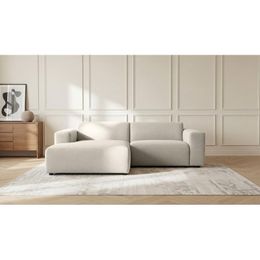 OTTO home Ecksofa &raquo;Koa, 228 cm, L-Form, Modulsofa in Cord, Chenille, Struktur, Webstoff&laquo; Designsofa, weicher Lounge-Sitzkomfort, Welleunterfederung, 