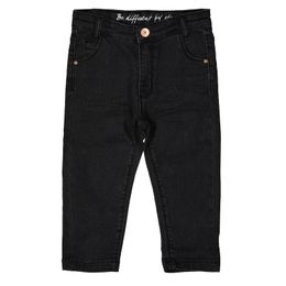 STACCATO M&auml;dchen STACCATO 5-Pocket-Jeans mit Crinkle-Effekten schwarz 128, Normalgr&ouml;&szlig;en