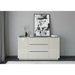 set one by Musterring Sideboard &raquo;Reno&laquo; 1 Stk. tlg. Mit Sockel in diversen Farben, 102 cm H&ouml;he & Farbauswahl Glas, Holzwerkstoff