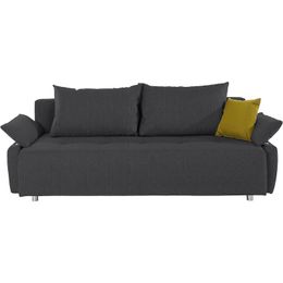 Collection AB Schlafsofa &raquo;, 3-Sitzer, Funtastic&laquo; inkl. Bettfunktion, Bettkasten, Federkern, Frei im Raum stellbar Zierkissen: 100% Polyester;Struktur 