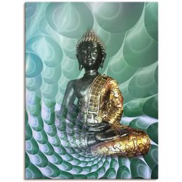 Artland Wandbild &raquo;Buddhas Traumwelt CB&laquo; Religion 1 Stk. tlg. als Alubild, Leinwandbild, Poster in verschied. Gr&ouml;&szlig;en bunt