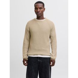 Jack & Jones Jack & Jones Herren Rundhalspullover &raquo;JJPANNEL KNIT CREW NECK AW25&laquo; S