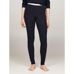 Tommy Hilfiger Underwear Damen Leggings &raquo;LEGGING&laquo; mit Logo-Schriftzug blau XS (34), N-Gr