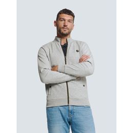 NO EXCESS Herren NO EXCESS Sweater &raquo; Sweatshirt mit Vollrei&szlig;verschluss&laquo; grau M