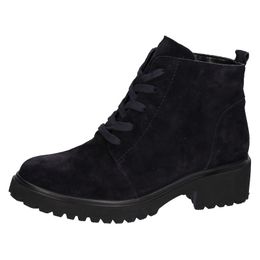 Waldl&auml;ufer Waldl&auml;ufer Damen Schn&uuml;rboots &raquo;H-LUISE&laquo; , Stiefelette, Blockabsatz, in bequemer Schuhweite G (= weit) blau 5,5 (38,5)