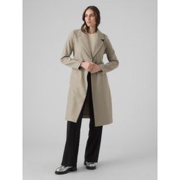 V&eacute;ro Moda Vero Moda Damen Langmantel &raquo;VMFORTUNEAYA SS23 LONG COAT NOOS&laquo; silber S