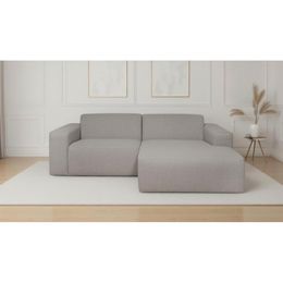 OTTO home Ecksofa &raquo;Koa, 228 cm, L-Form, Modulsofa in Cord, Chenille, Struktur, Webstoff&laquo; Designsofa, weicher Lounge-Sitzkomfort, Welleunterfederung, 